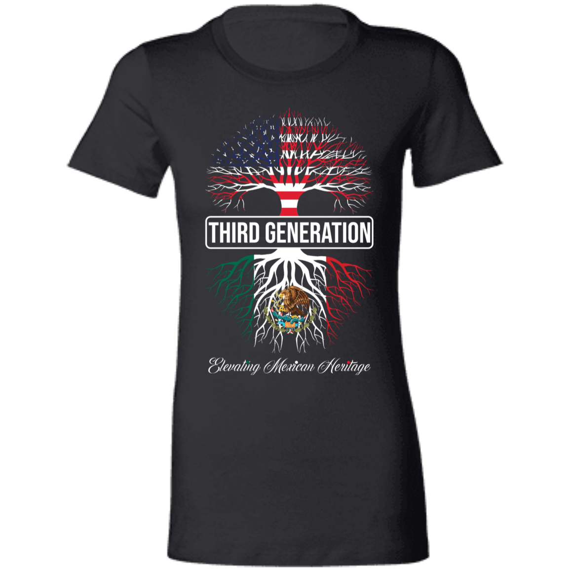 THIRD GENERATION MEXICAN AMERICAN Ladies' Favorite T-Shirt – TRADICION ...