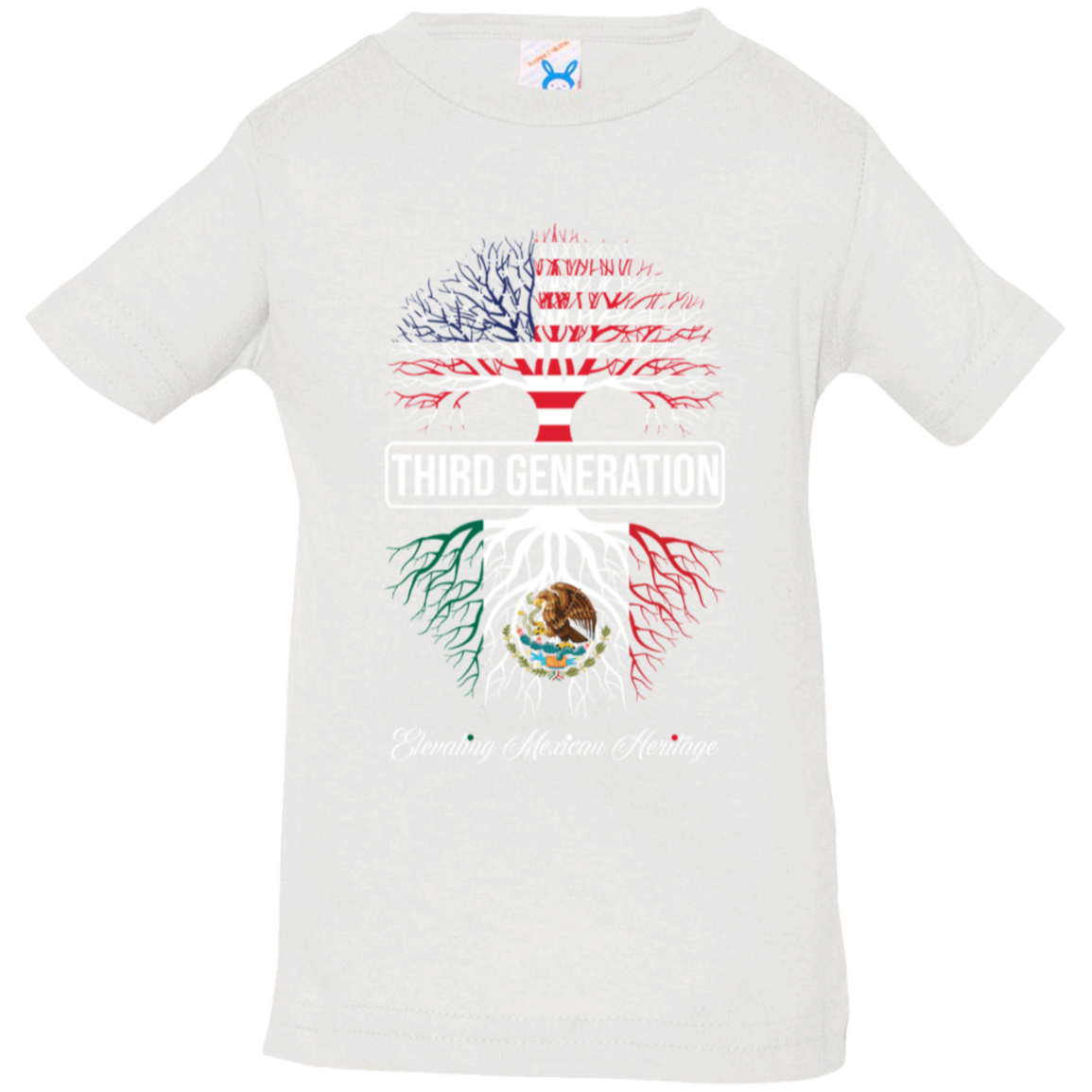 THIRD GENERATION MEXICAN AMERICAN Infant Jersey Short Sleeve T-Shirt ...